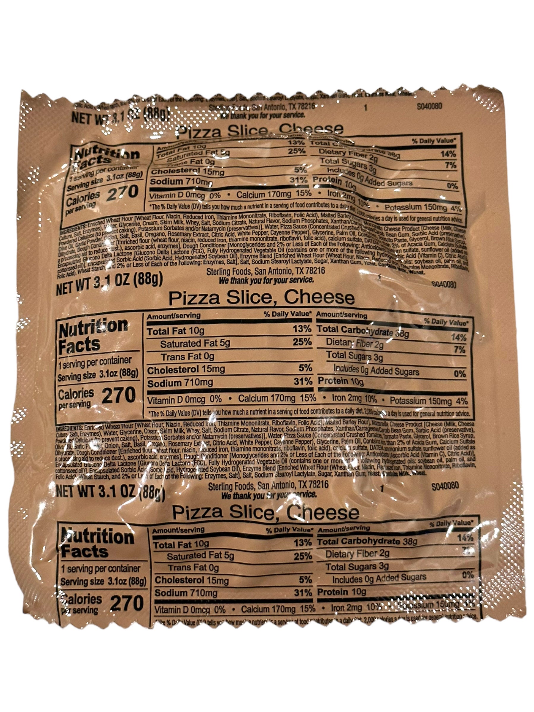 Cheese Pizza - MRE Entrees – All MREs
