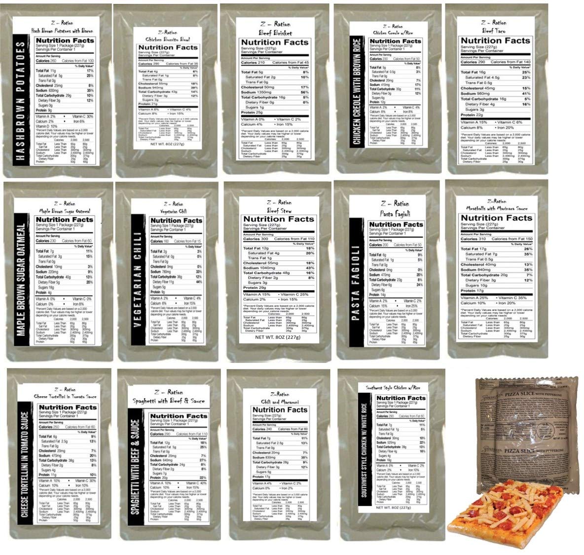 U.S Military MRE Entrees Singles – All MREs